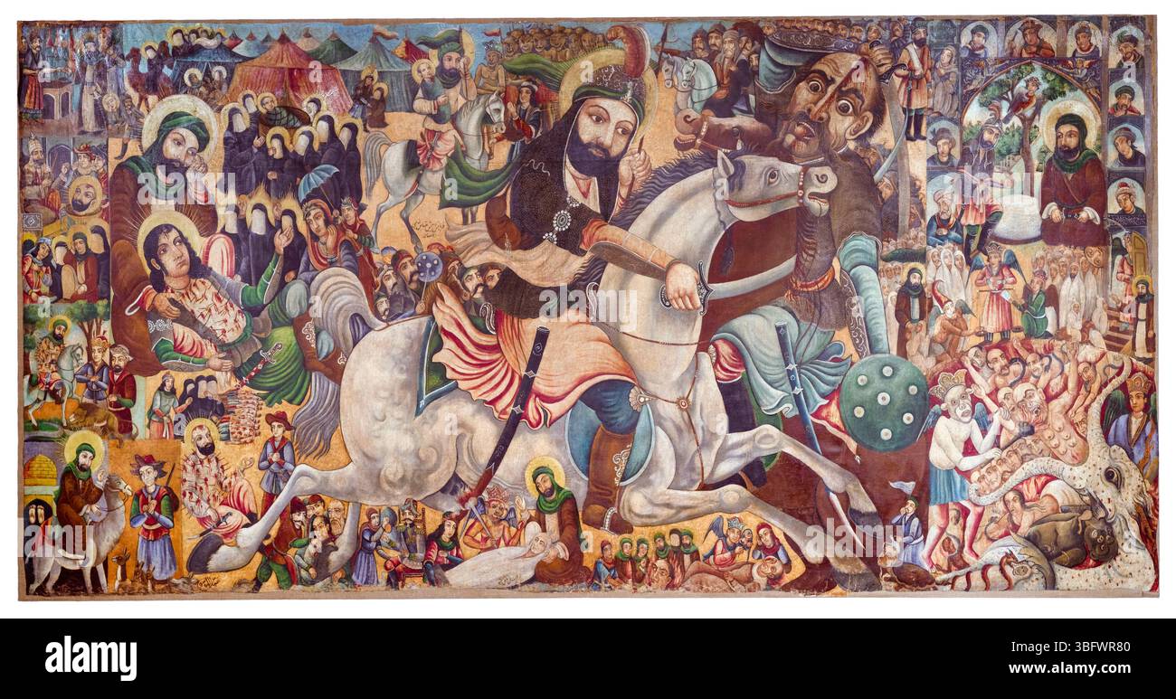 Battle karbala painting hi-res stock photography and images - Alamy