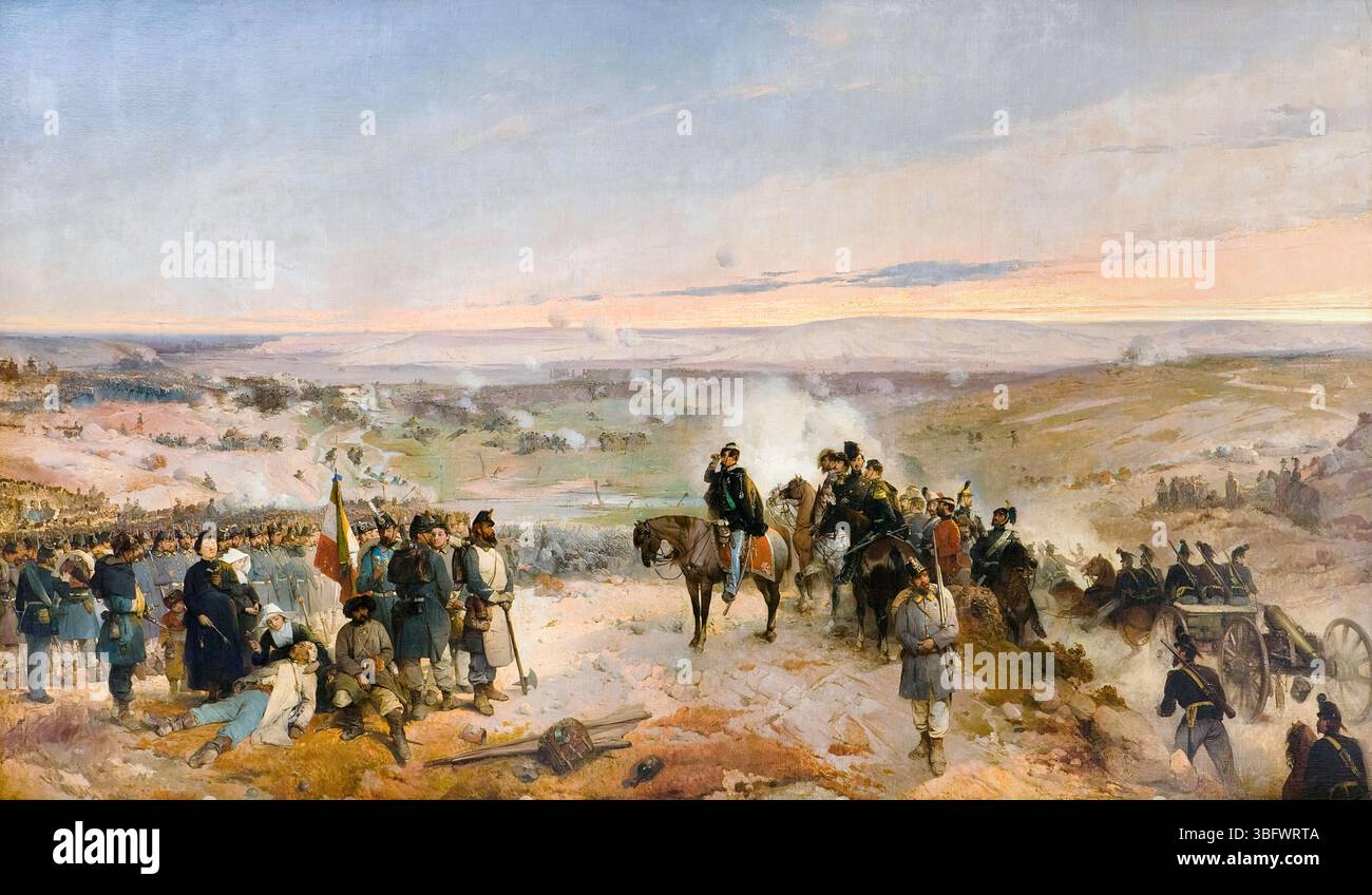 The Battle of the River Tchernaya (Battle of the Chernaya) 16th August ...