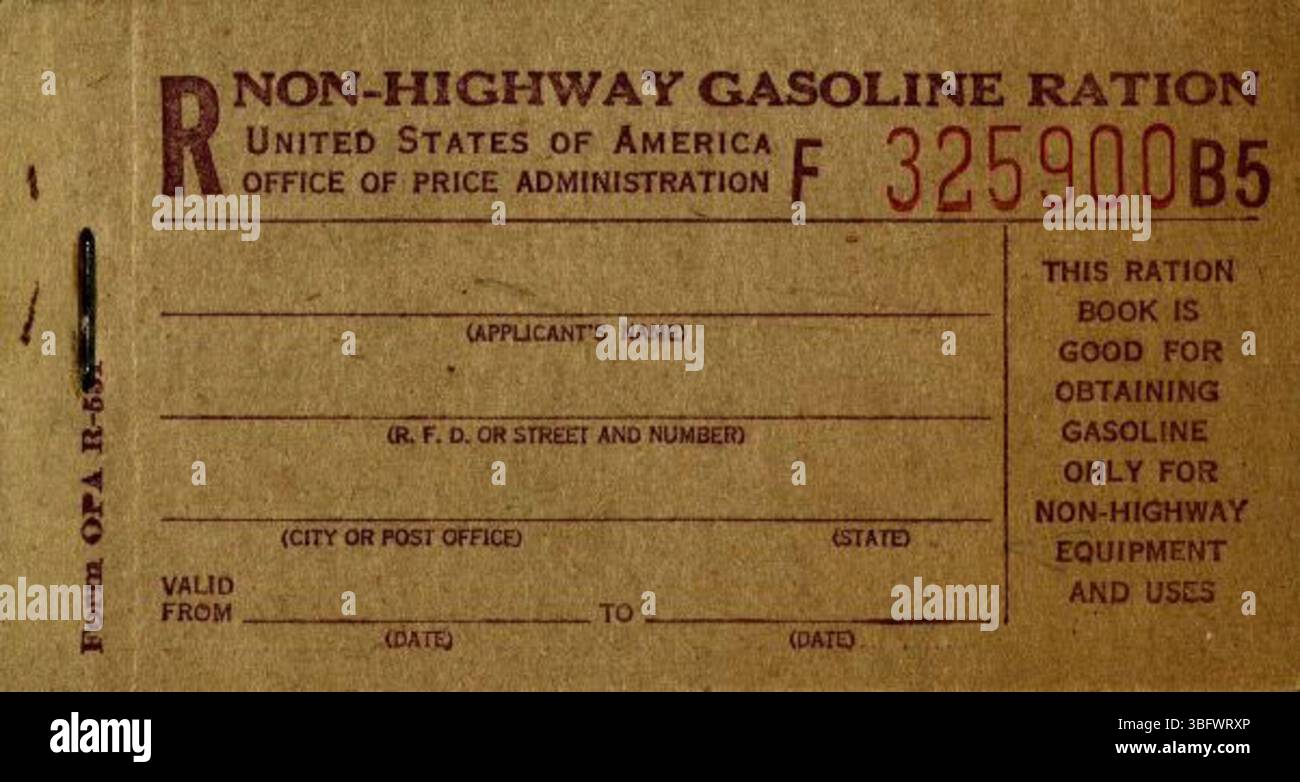 The 1942-1947 World War II ration memorabilia collection documents the ...