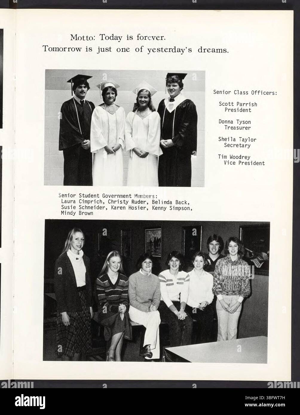 The 1980 Edgewood High School yearbook page 41 includes photos of ...