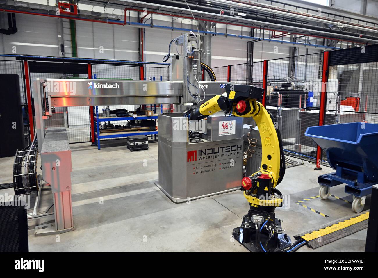 Marchin, Belgium. 03rd June, 2025. the inauguration of Safran Blades ...