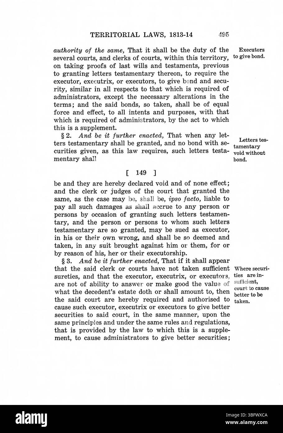 Page 510 of *The Laws of Indiana Territory, 1809-1816* (1934) presents ...