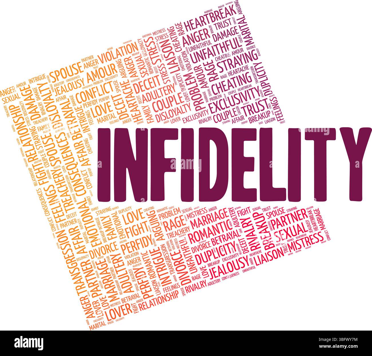 Breakdown of trust Stock Vector Images - Alamy