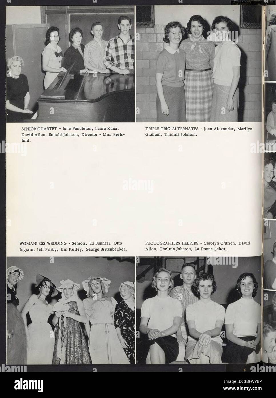 This high school yearbook from 1959 reflects the activities hi-res ...