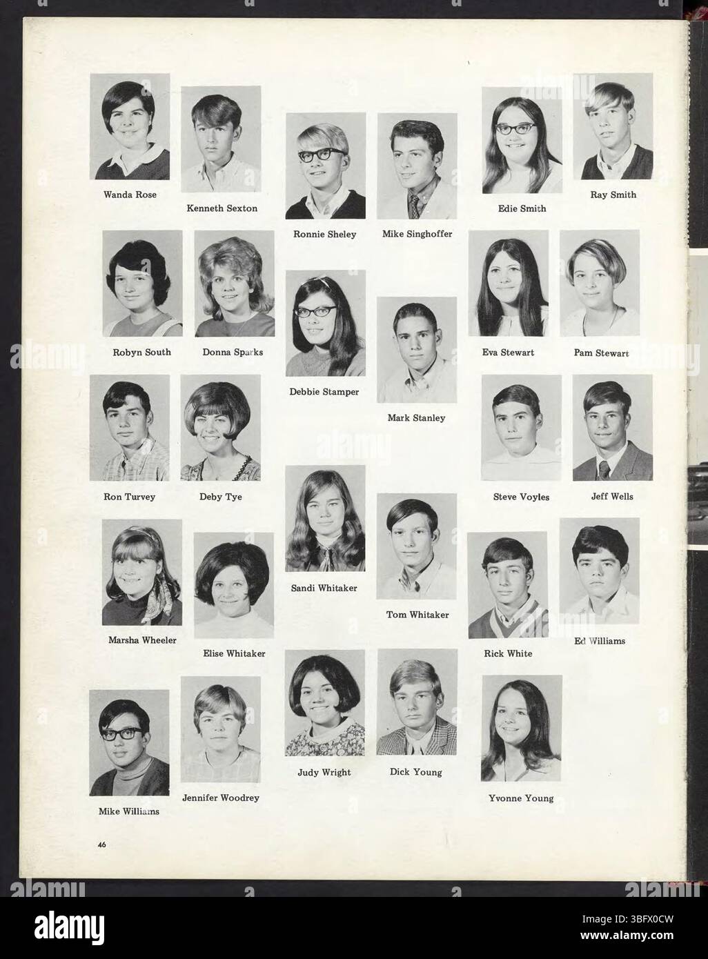 The 1970 Trenton High School yearbook features images from school ...
