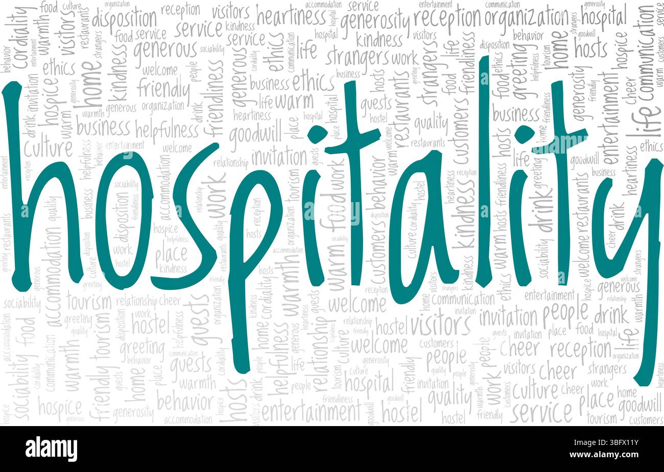 Lifestyle food service hospitality Stock Vector Images - Alamy