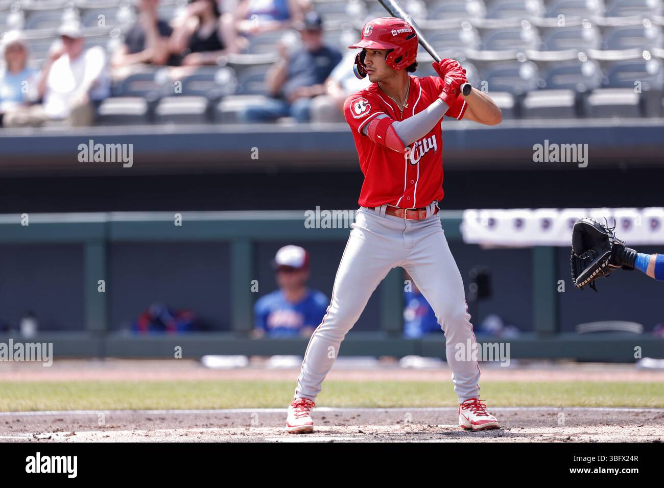 Chattanooga Lookouts second baseman Dominic Pitelli (2) at bat against ...