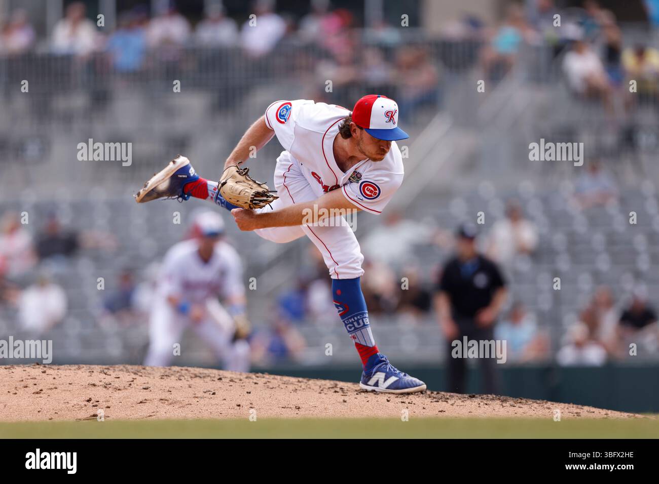 Knoxville Smokies relief pitcher Mitchell Tyranski (29) in action ...