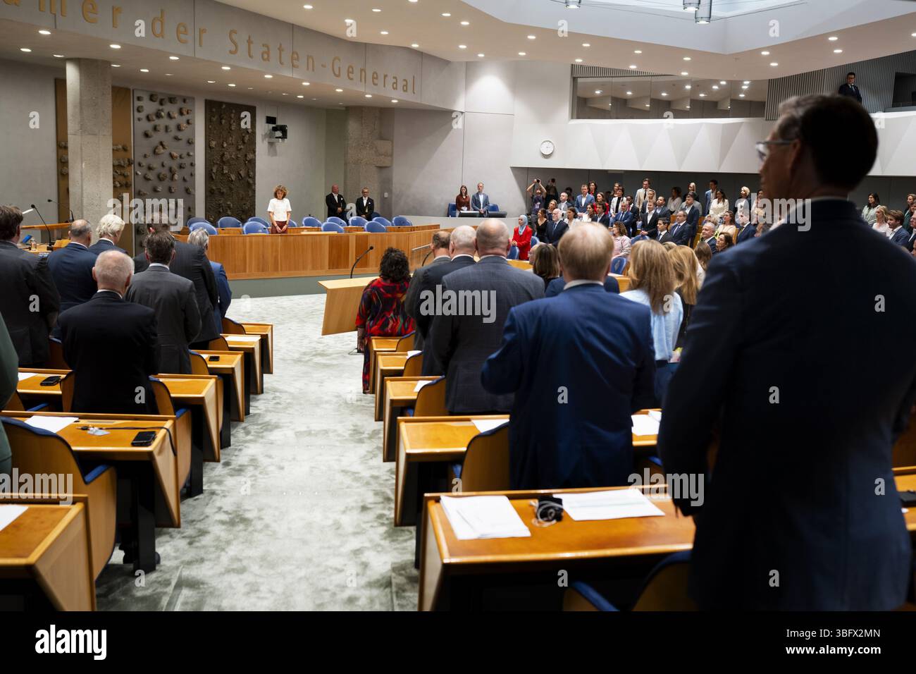 THE HAGUE - MPs during a memorial service for Hans Wiegel in the House ...