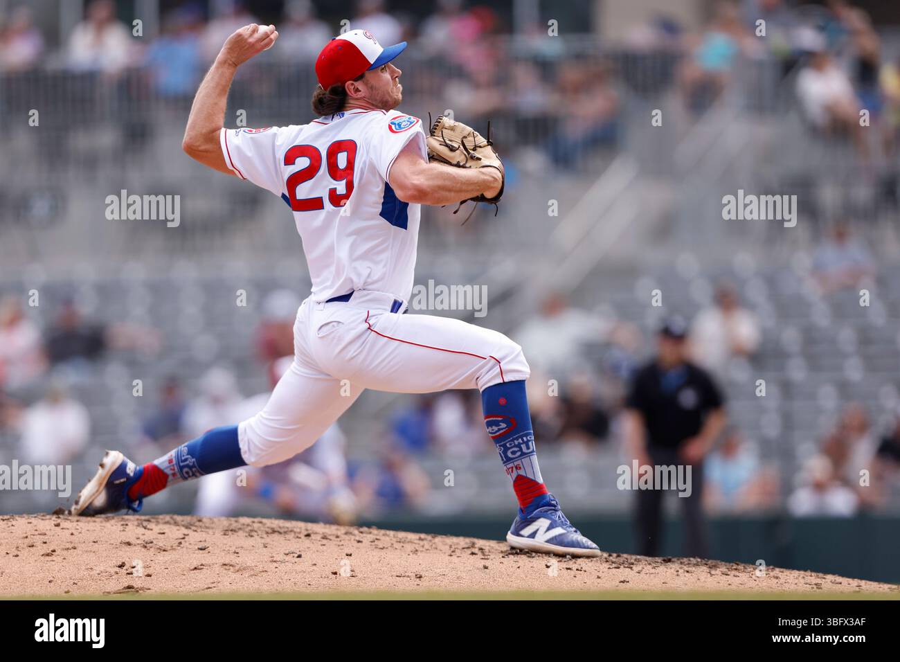 Knoxville Smokies relief pitcher Mitchell Tyranski (29) in action ...