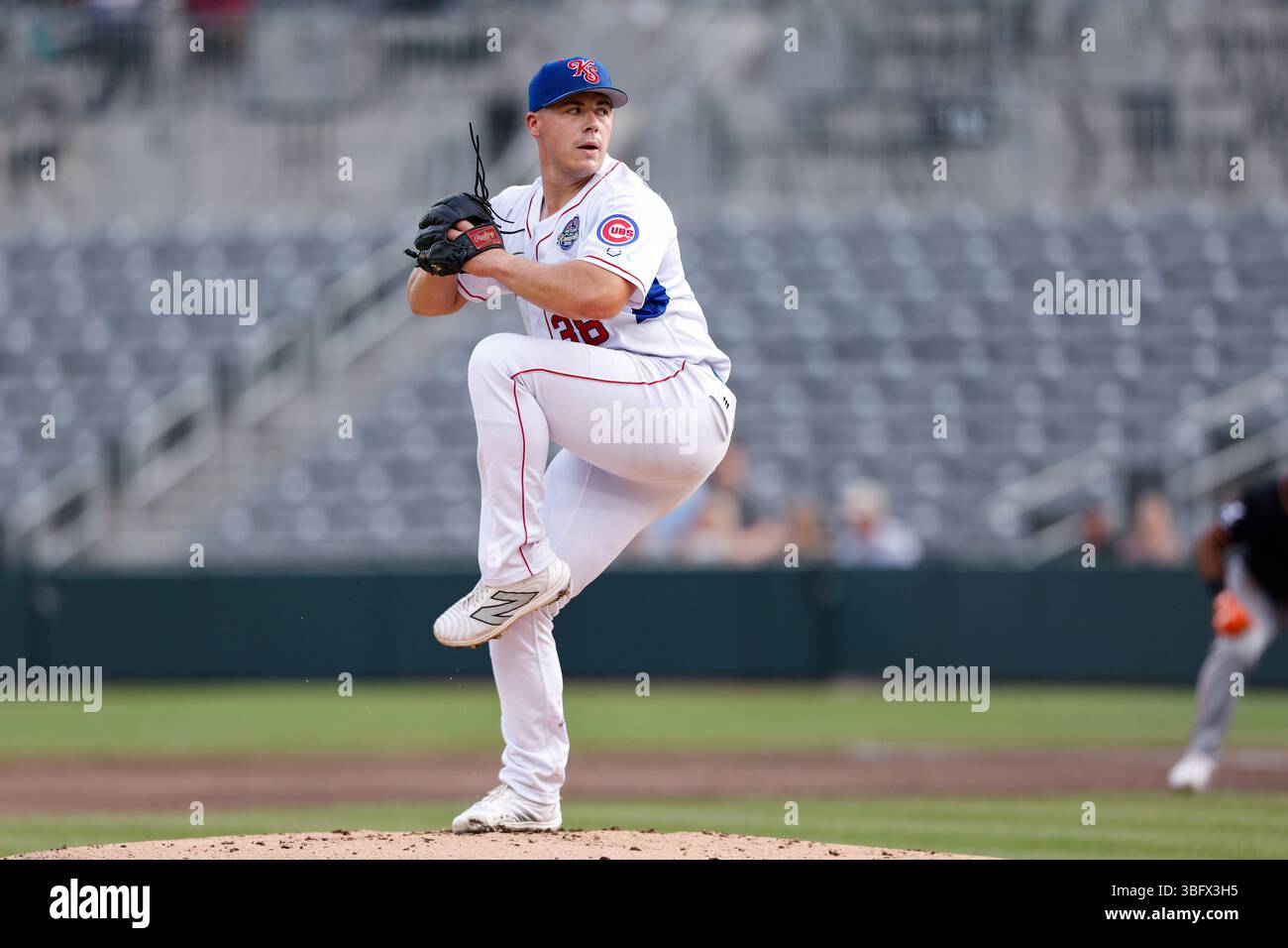 Knoxville Smokies starting pitcher Sam Armstrong (38) in action against ...