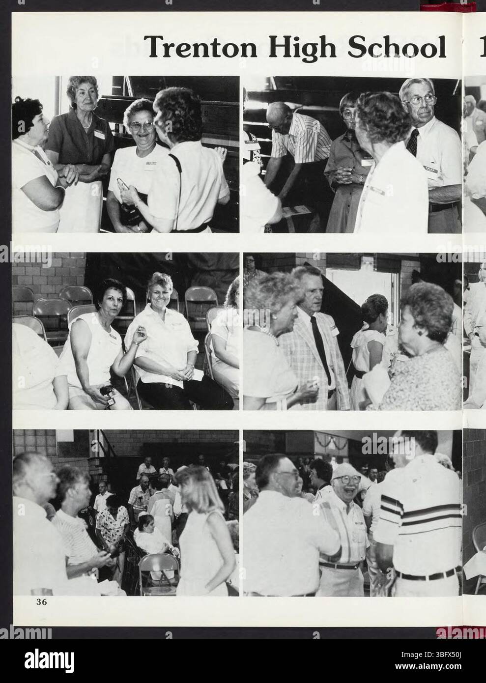 A commemorative book published in 1989 for Trenton High School ...