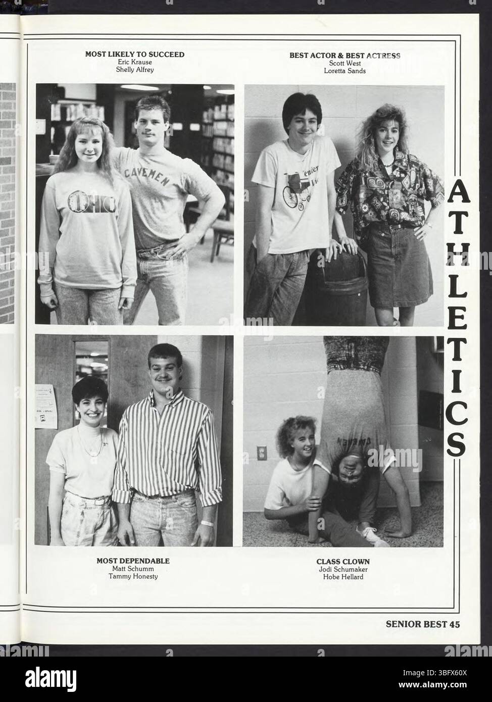 Page 49 of the 1989 Edgewood High School yearbook shows senior ...