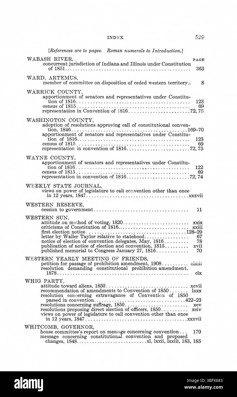 Volume 1 of 'Constitution Making in Indiana' (1971) explores the ...