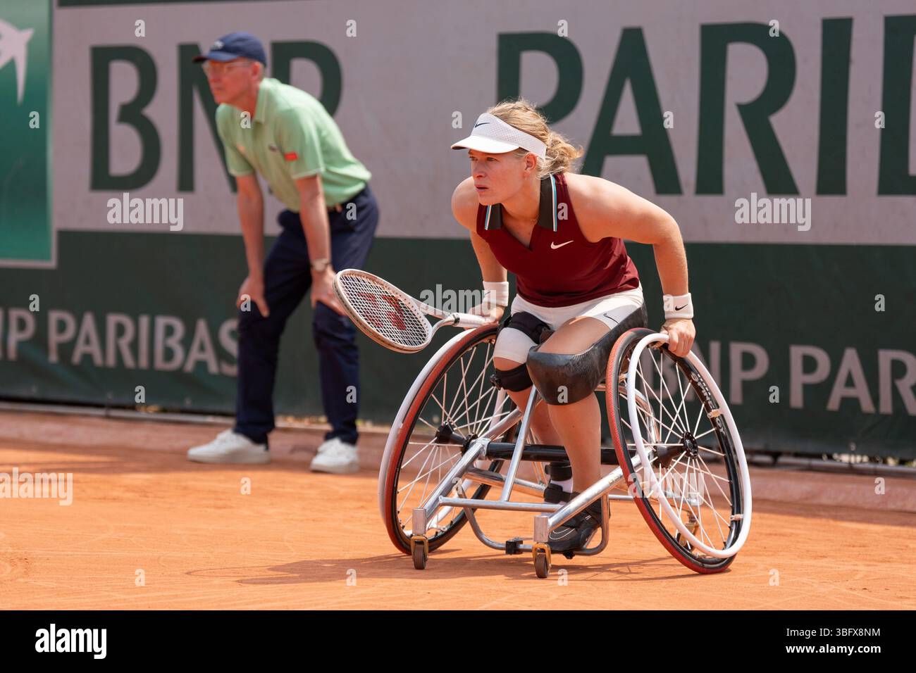 PARIS, FRANCE - JUNE 3: Diede de Groot during the French Open at Roland ...