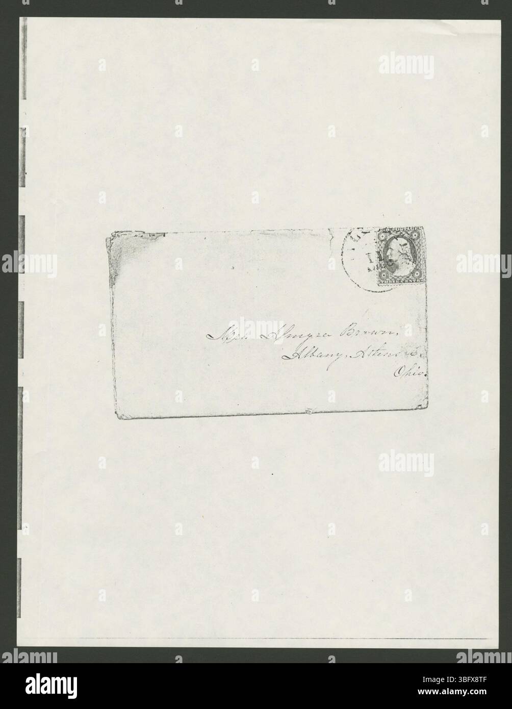 This letter from Maria Van Vorhes to Almyra Brown, dated February 10 ...