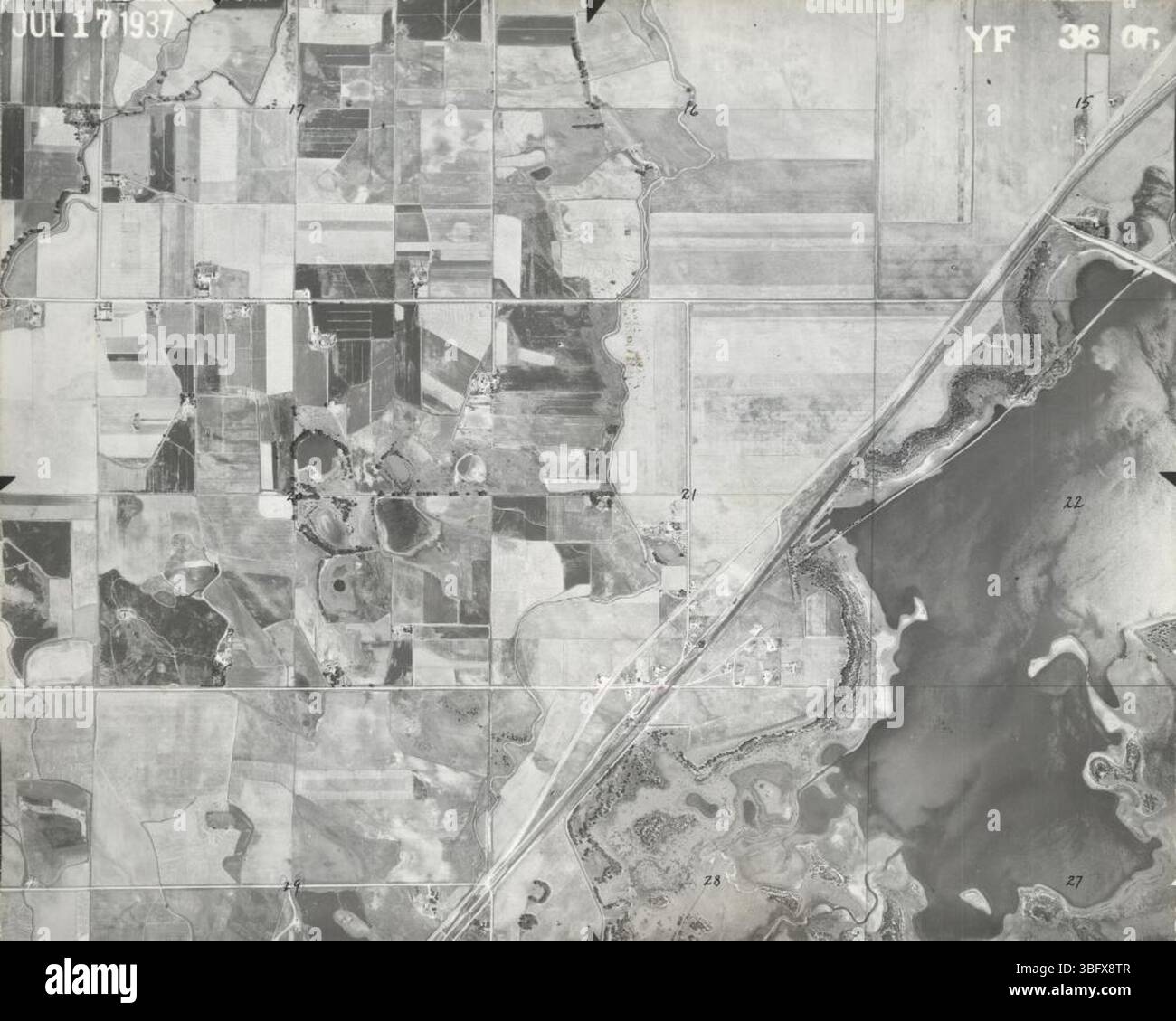 The YF 36-06 file is a map at a scale of 1:20,000. Author details are ...