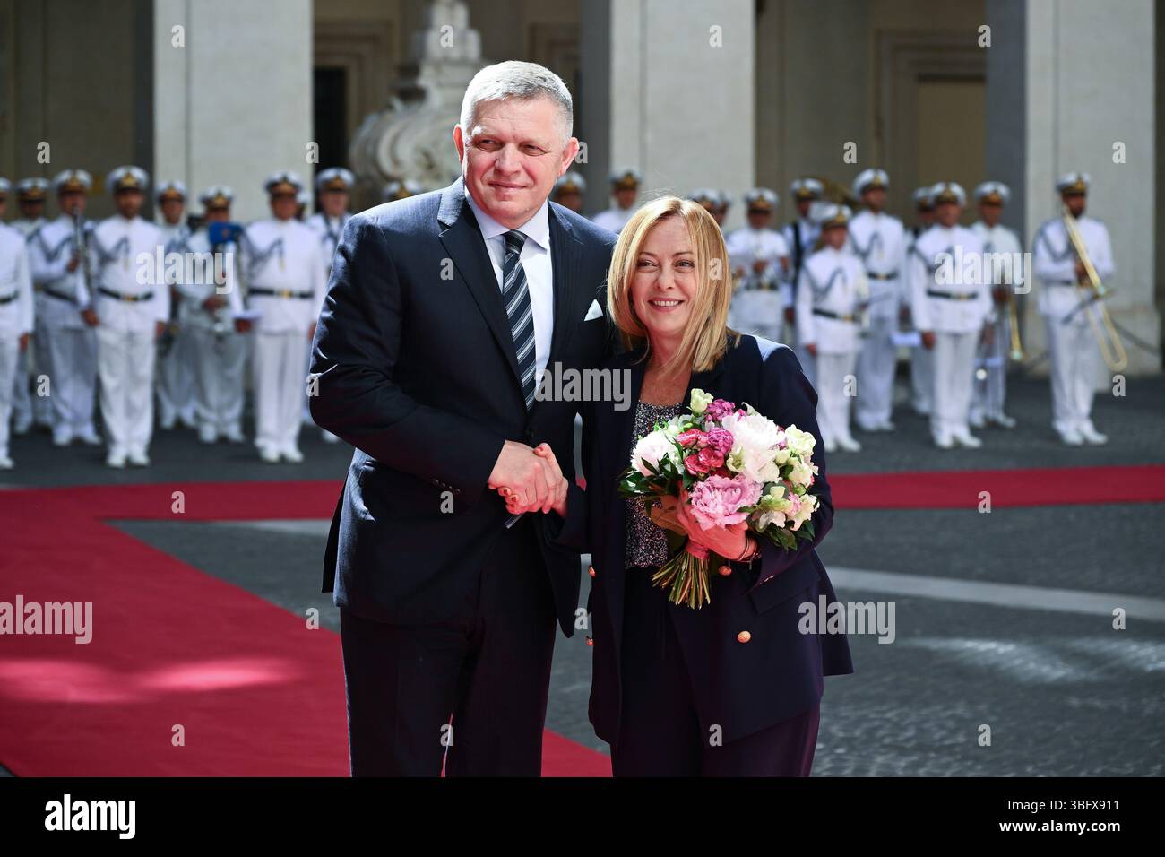 Rome, Italy. 03rd June, 2025. Italian Prime Minister Giorgia Meloni ...