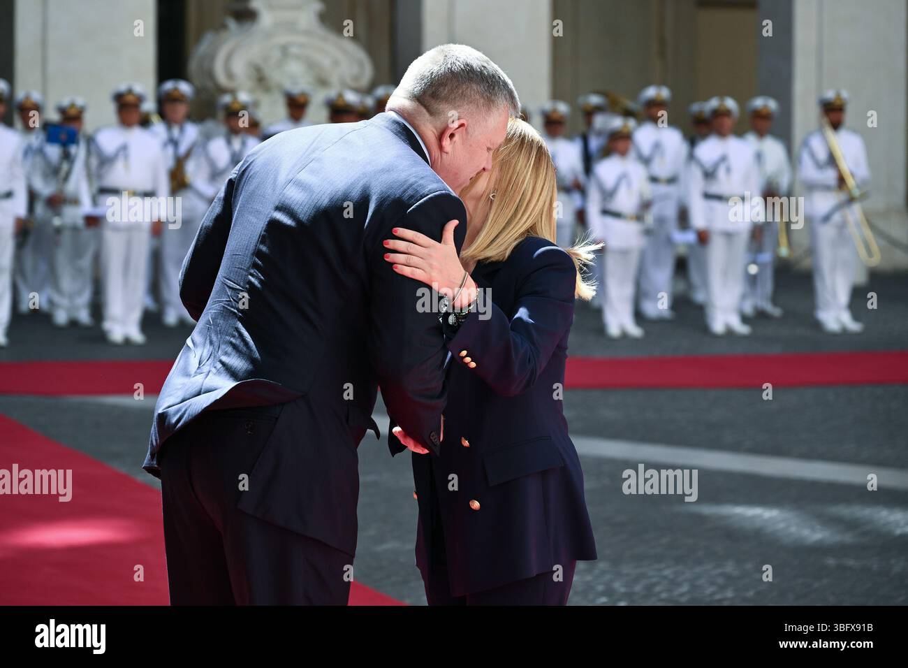 Rome, Italy. 03rd June, 2025. Italian Prime Minister Giorgia Meloni ...