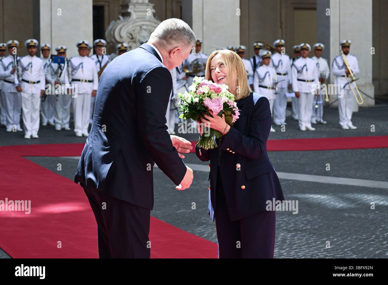 Rome, Italy. 03rd June, 2025. Italian Prime Minister Giorgia Meloni ...