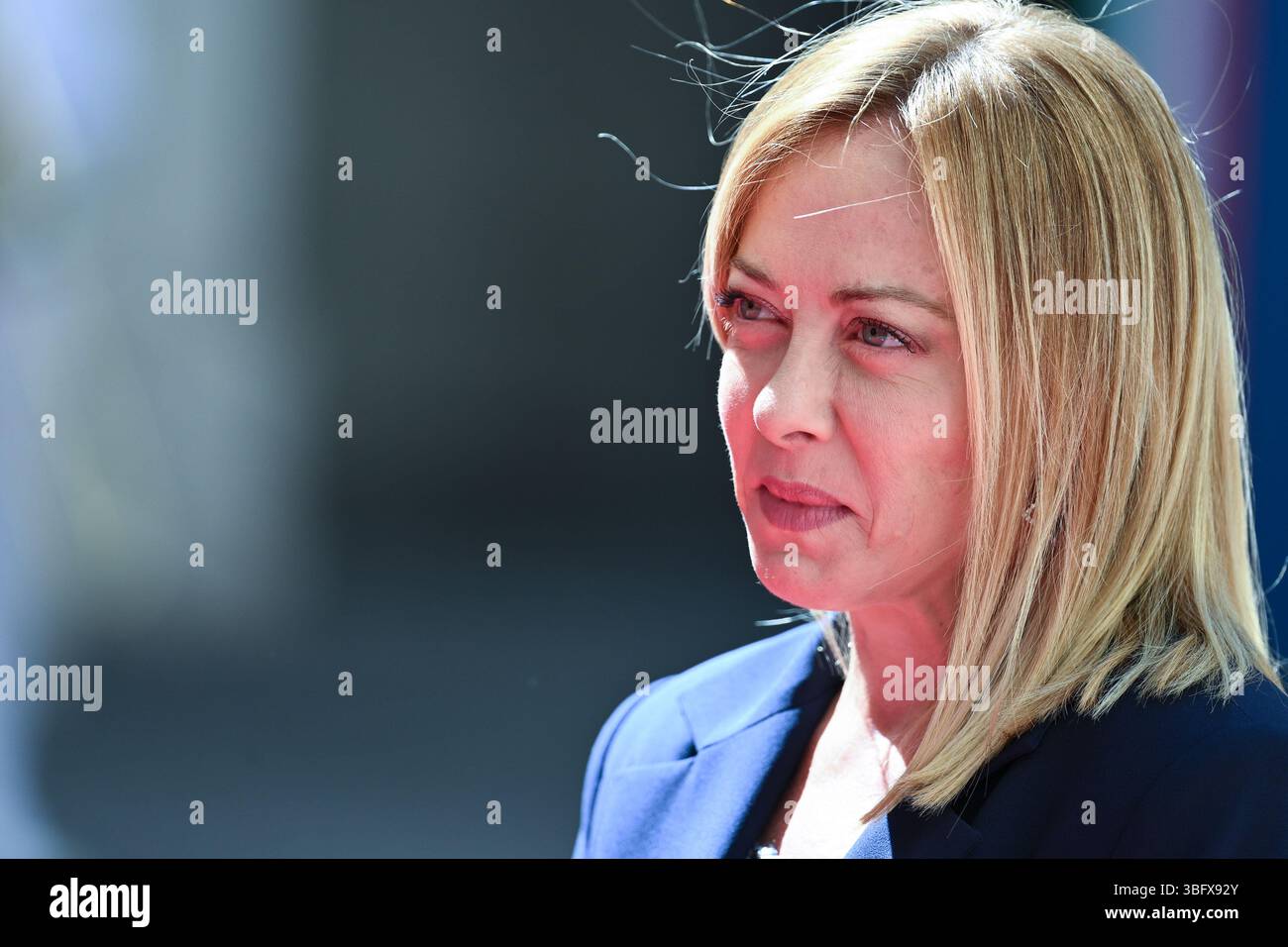 Rome, Italy. 03rd June, 2025. Italian Prime Minister Giorgia Meloni ...