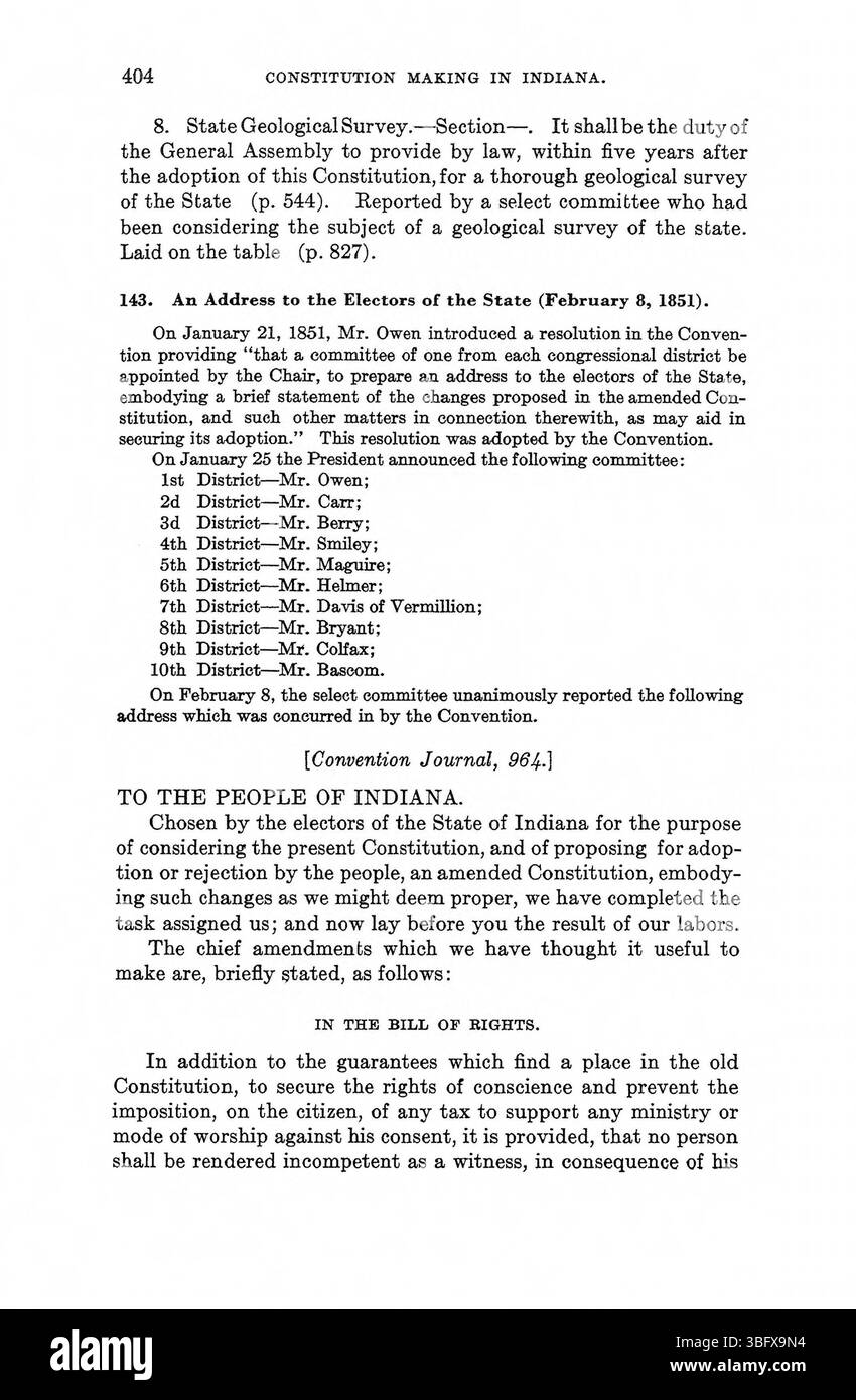 This part of *Constitution Making in Indiana* (1971) focuses on the ...