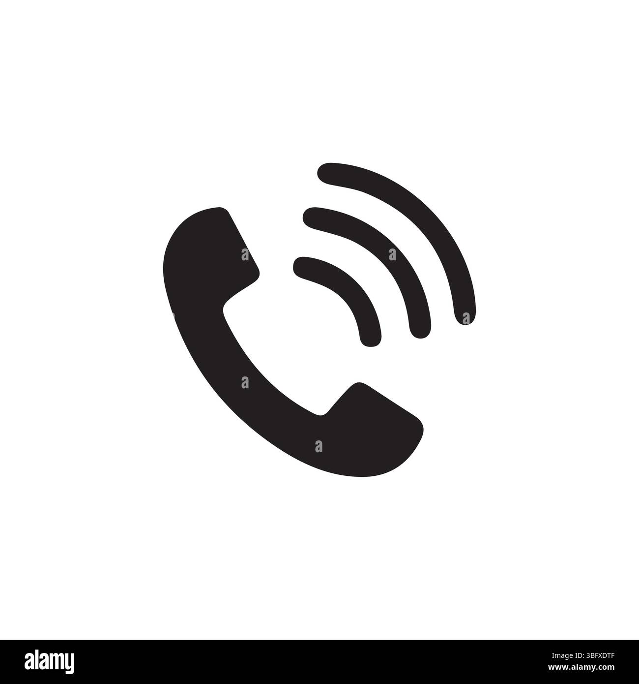 Phone Call Ringing Icon for Mobile App, Contact, and Communication UI ...