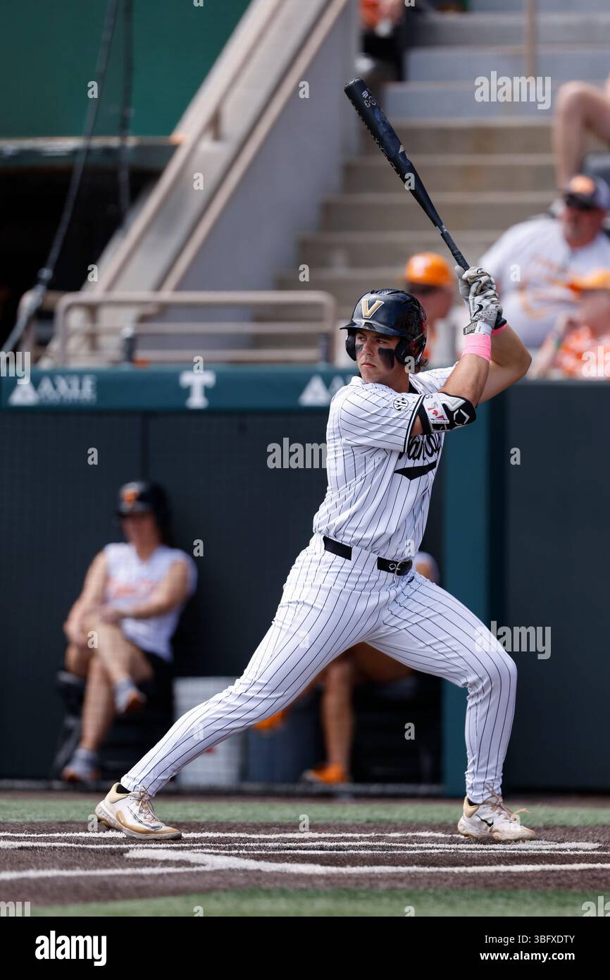 Vanderbilt Commodores first baseman Riley Nelson (32) at bat against ...