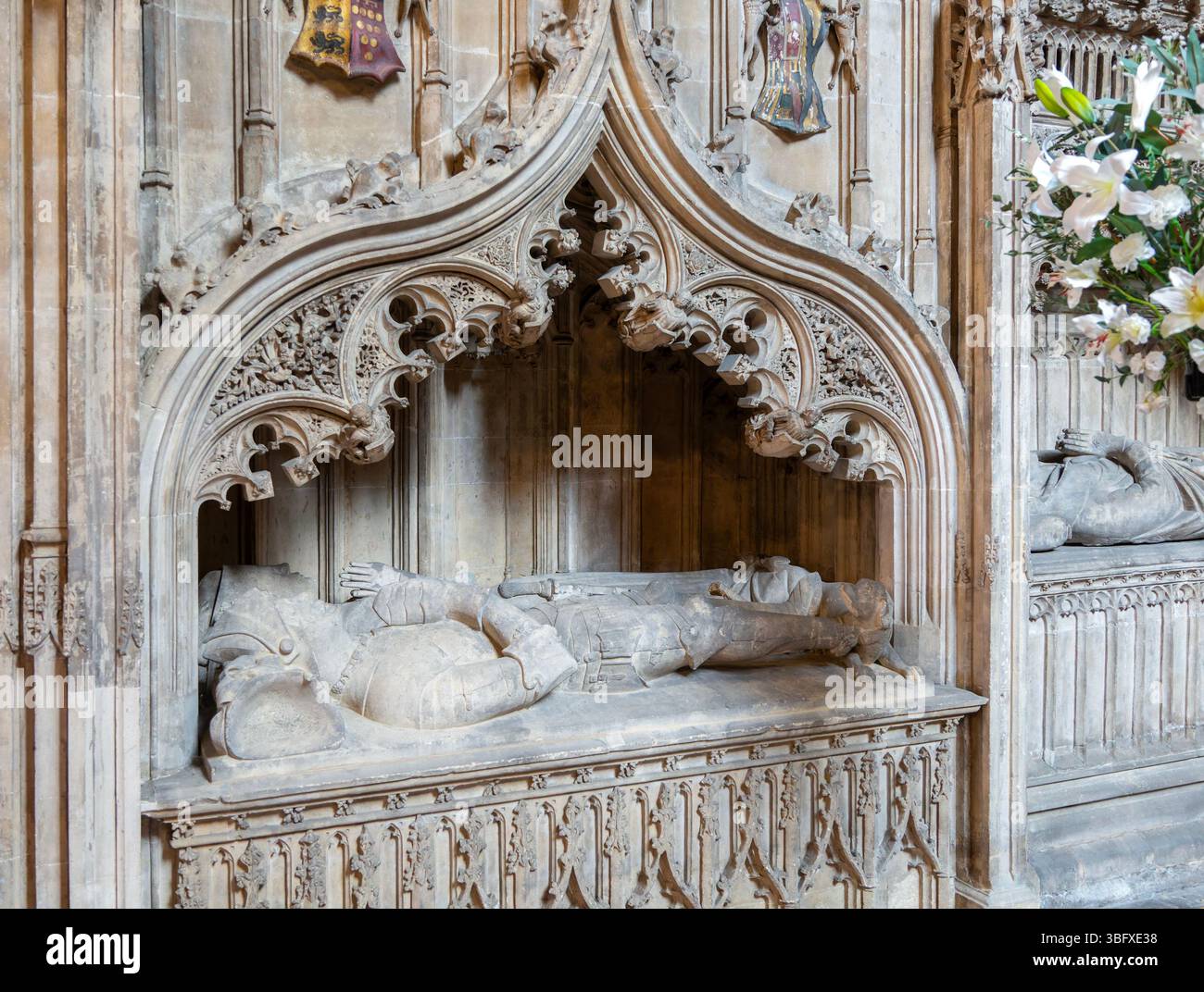 Arched canopy tomb Sir Maurice Berkeley d 1464, Church of Saint Mark ...