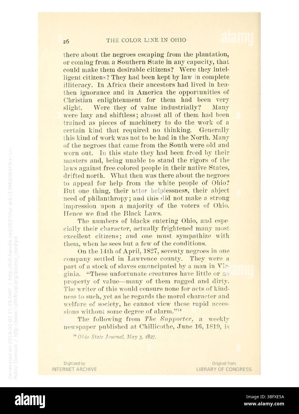 *The Color Line in Ohio* provides a historical overview of race ...