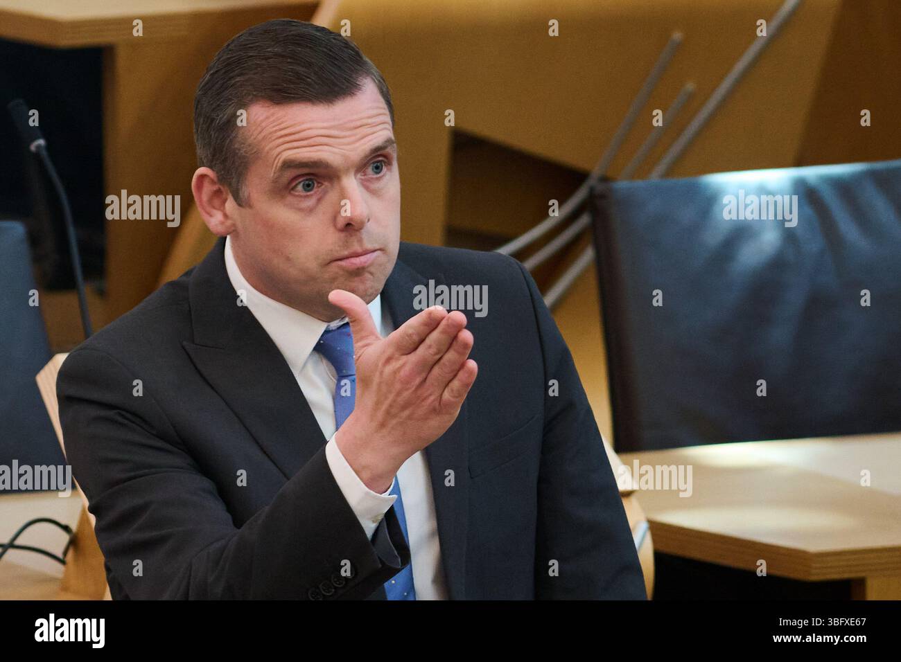 Edinburgh Scotland, UK 03 June 2025. Douglas Ross MSP at the Scottish ...