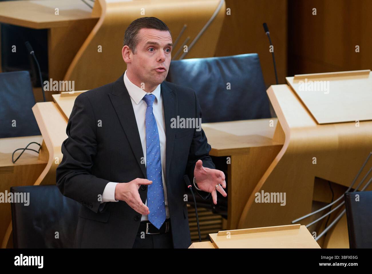 Edinburgh Scotland, UK 03 June 2025. Douglas Ross MSP at the Scottish ...