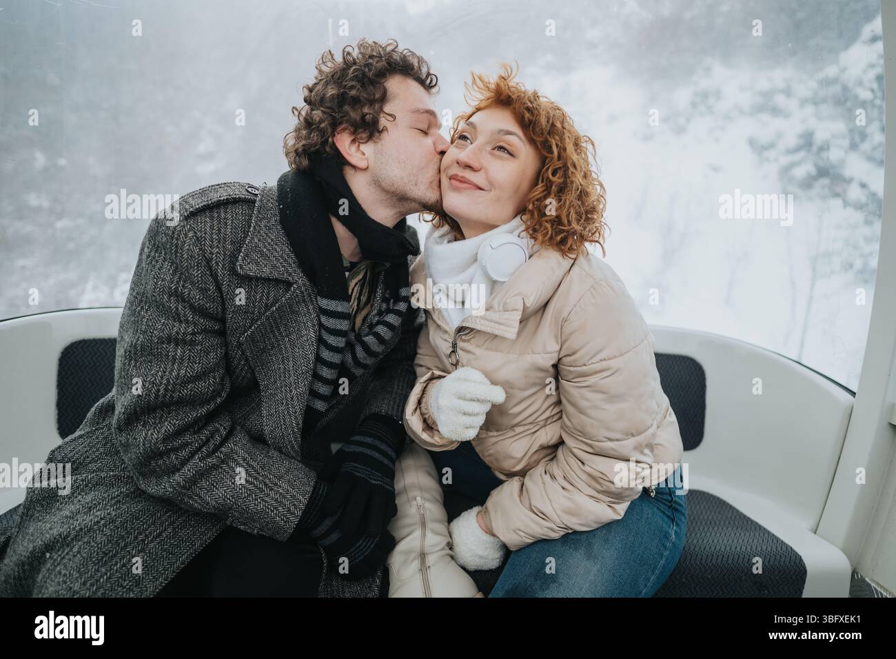 Romantic couple sharing tender moments hi-res stock photography and ...