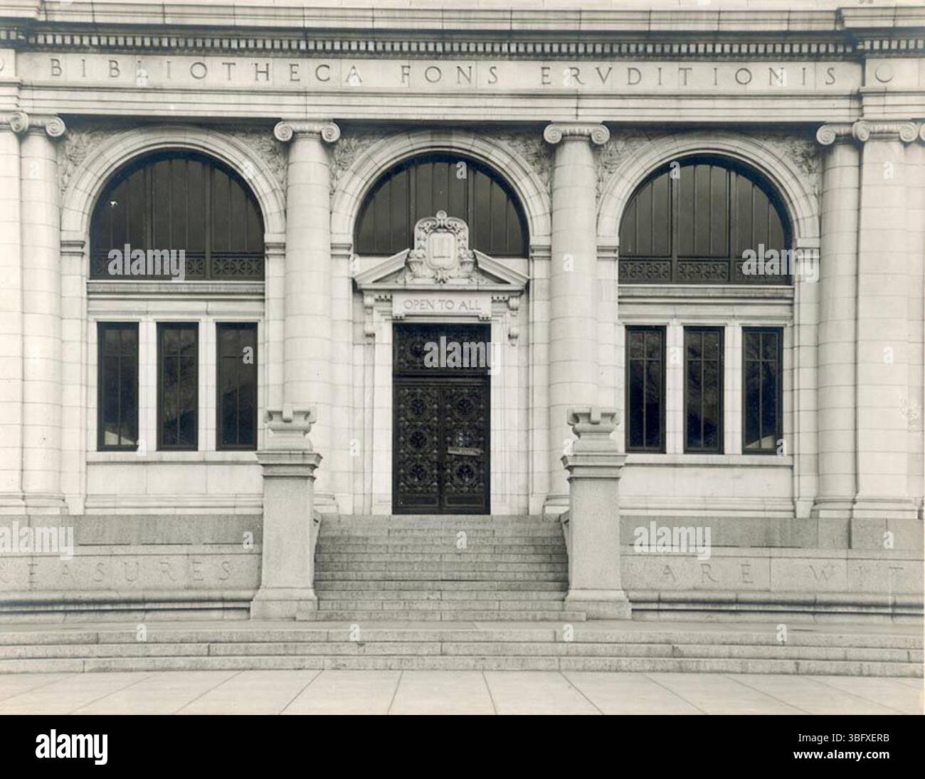 This image showcases the entrance to the original Main (Carnegie ...