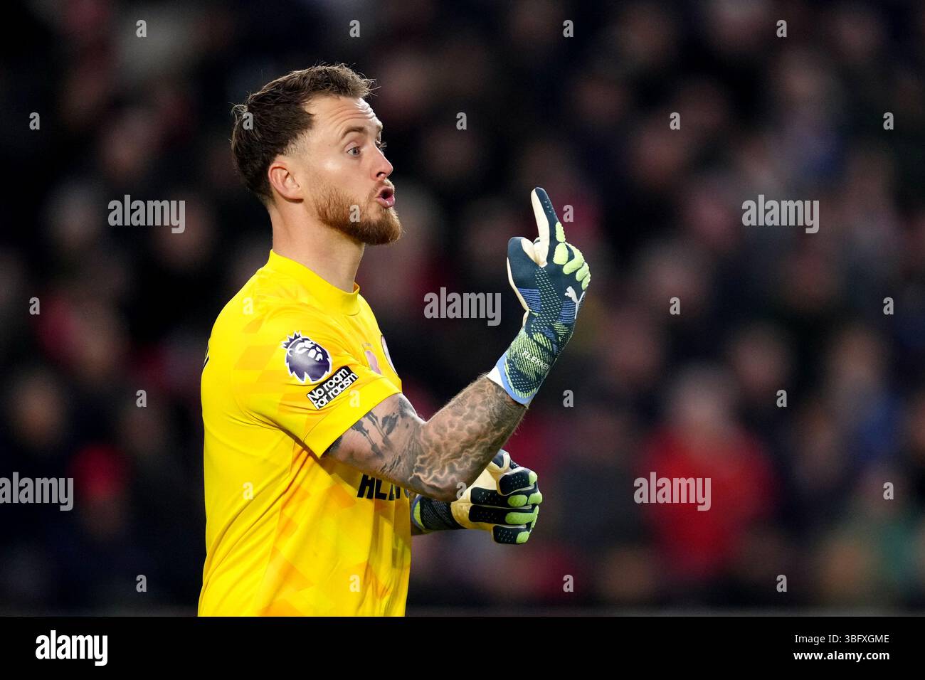 File photo dated 09-11-2024 of Netherlands goalkeeper Mark Flekken, who ...