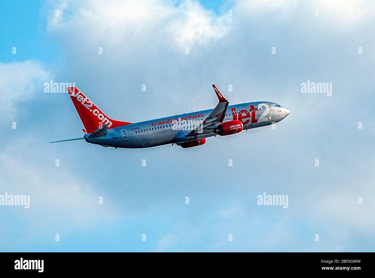 A Jet2 plane taking off from Liverpool Airport. Picture date: Tuesday ...