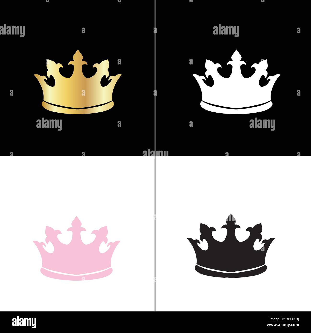 Crown vector. Crown icon set. Collection of crown. Crown symbol ...