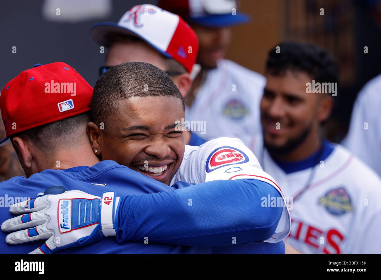Knoxville Smokies third baseman B.J. Murray Jr. (7) celebrates hitting ...
