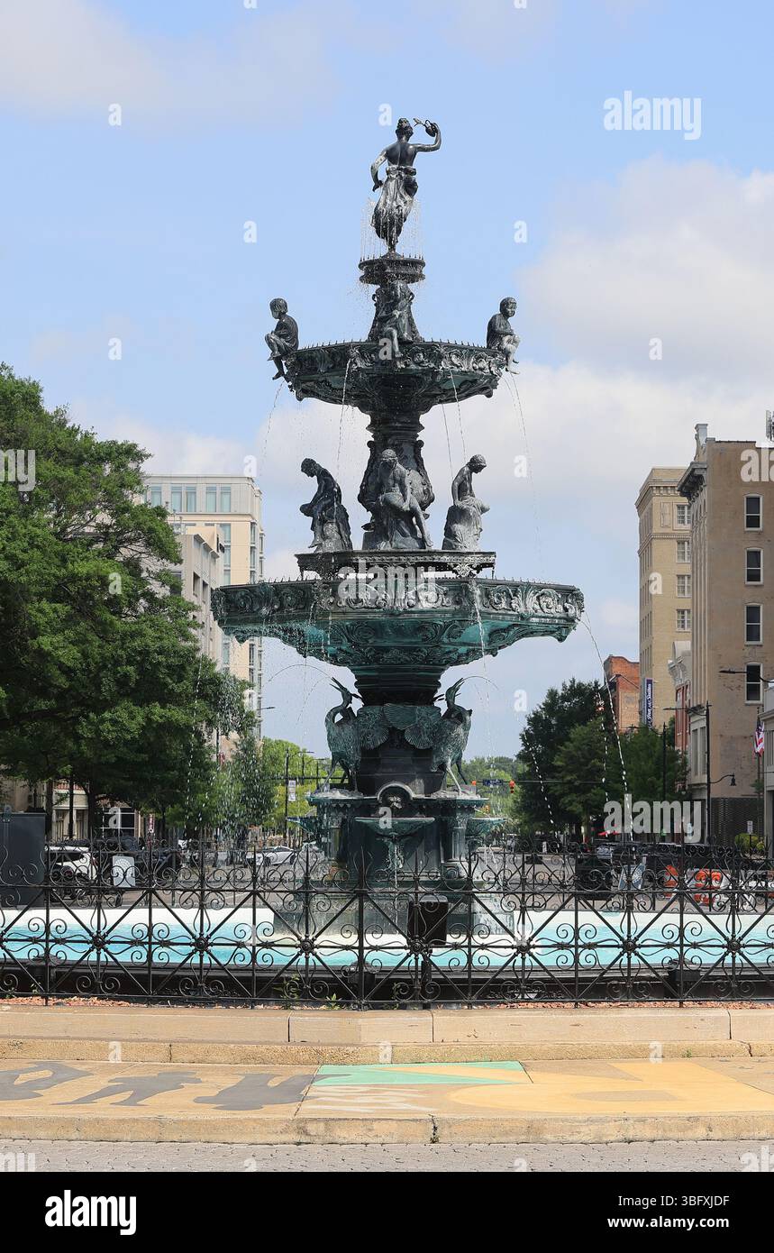 Court Square Fountain at the bottom of Dexter Avenue, formerly known as ...