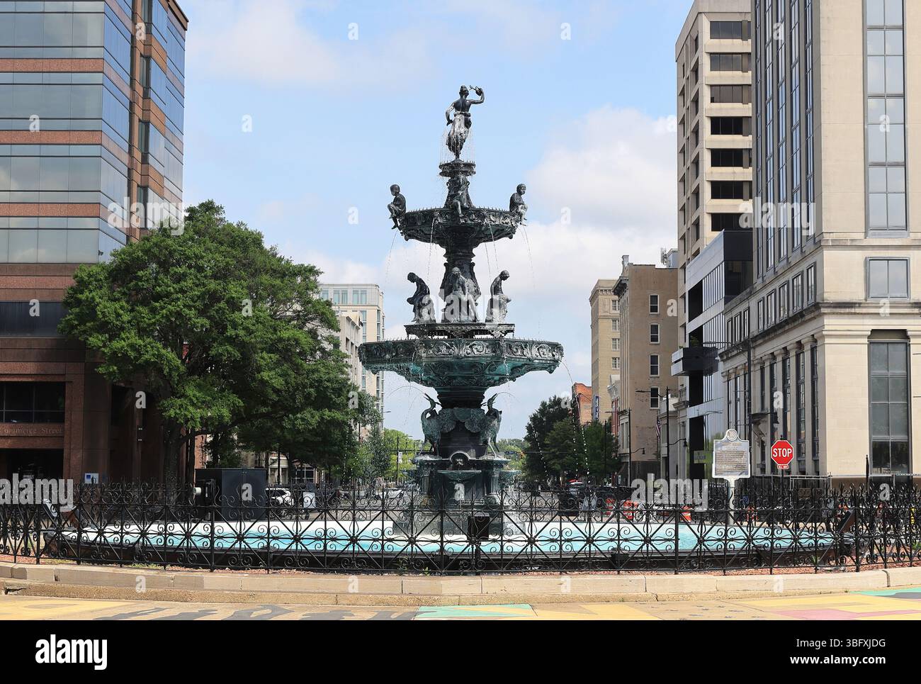 Court Square Fountain at the bottom of Dexter Avenue, formerly known as ...