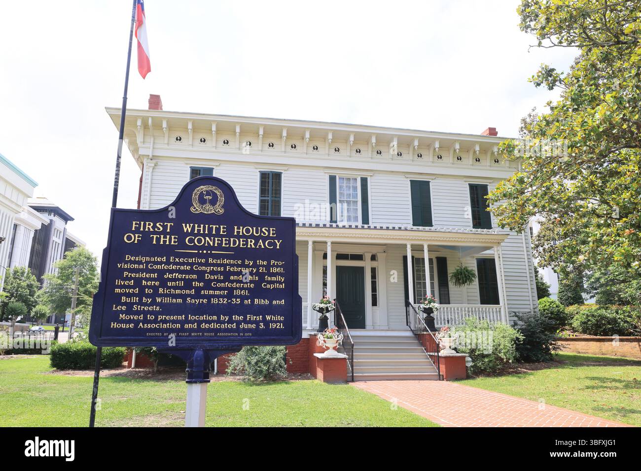 The First White House of the Confederacy, President Jefferson Davis ...