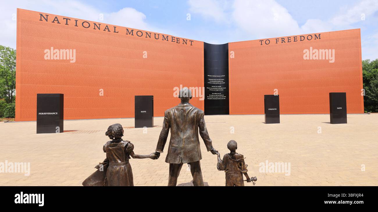 Freedom Monument Sculpture Park, in Montgomery, Alabama, which honours ...