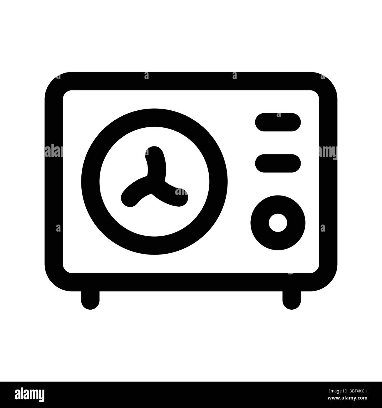Ac outdoor unit icon in trendy style, isolated on white background ...