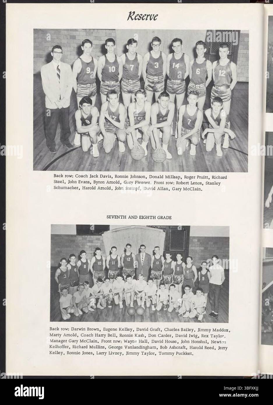 A page from the 1956 'The Trojan' yearbook showcasing student portraits ...