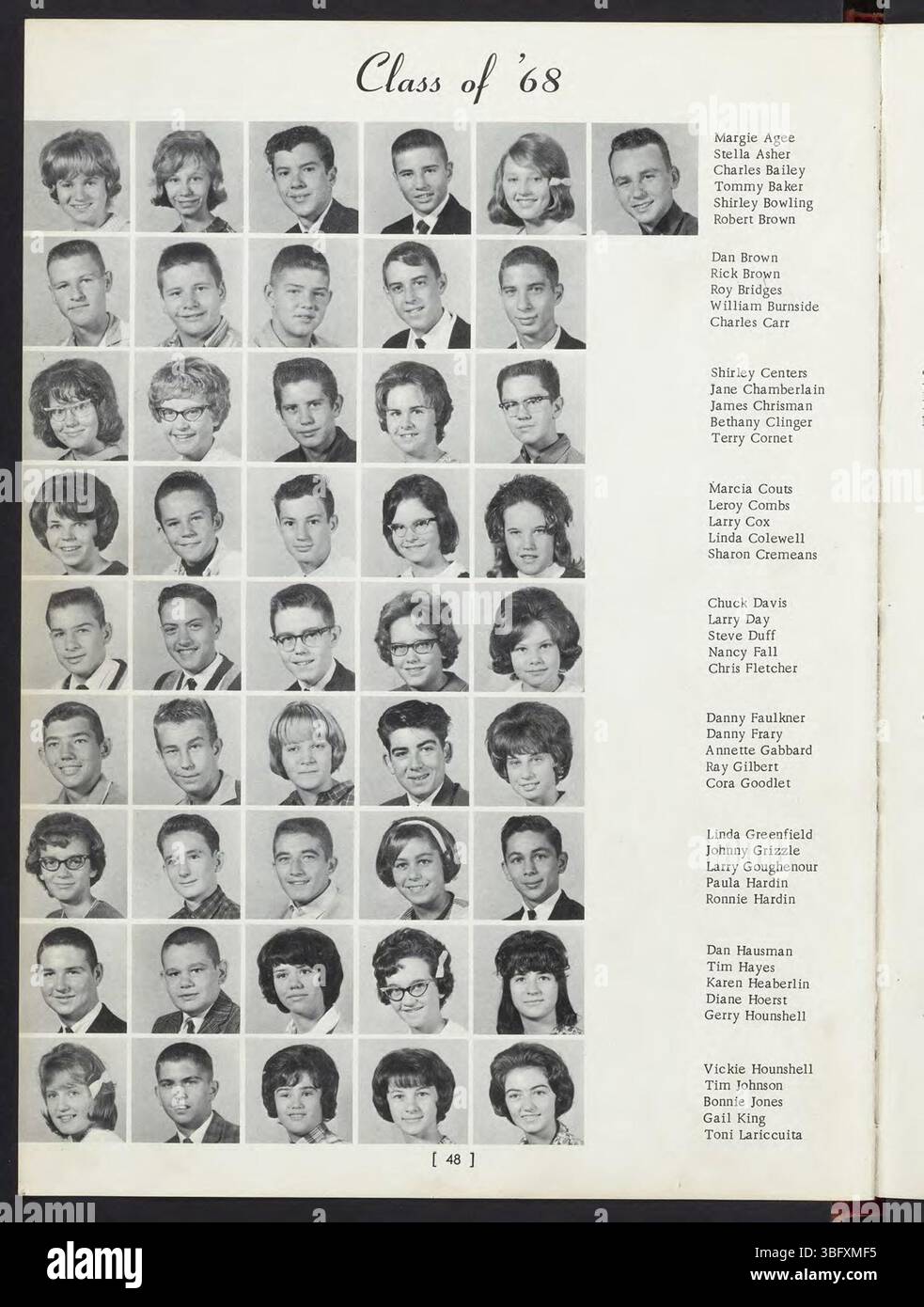 This page from the 1965 Trenton High School yearbook captures ...