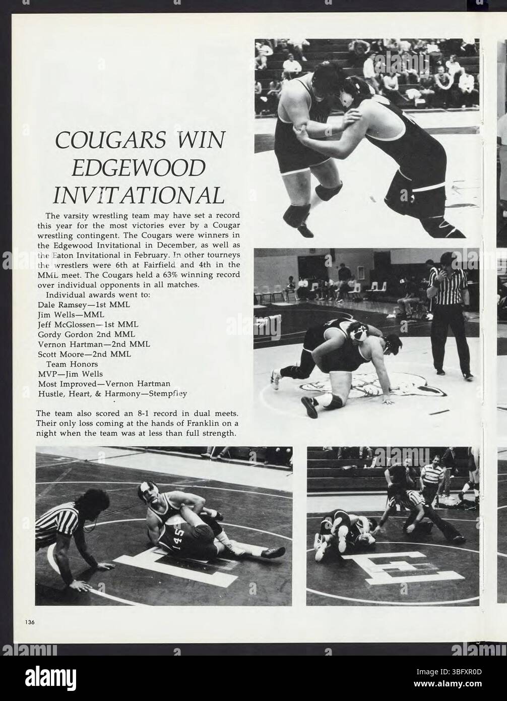 Page 140 of the 1984 Edgewood High School yearbook features student ...