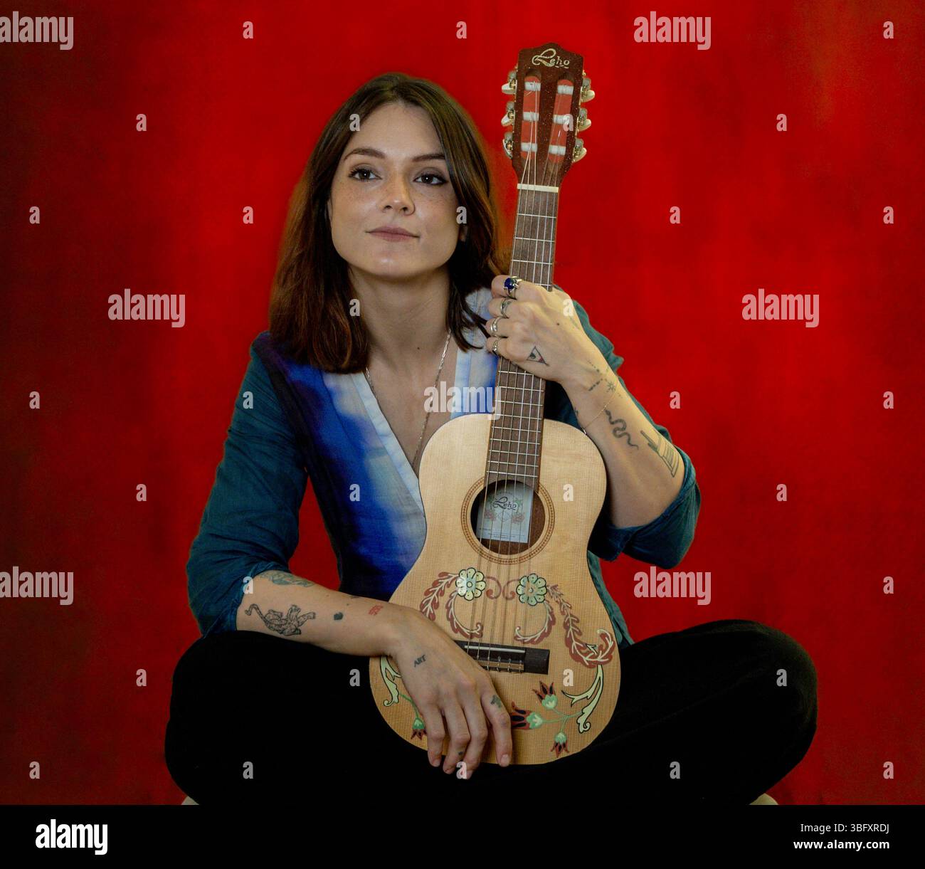 Singer and songwriter Angie Sanchez poses for Europa Press, June 3 ...