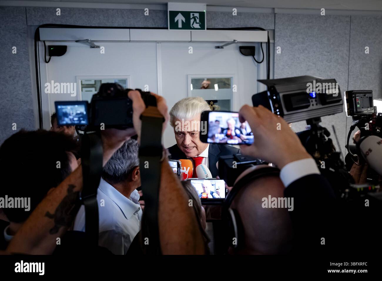 DEN HAAG - Geert Wilders (PVV) prior to the commemoration of Hans ...