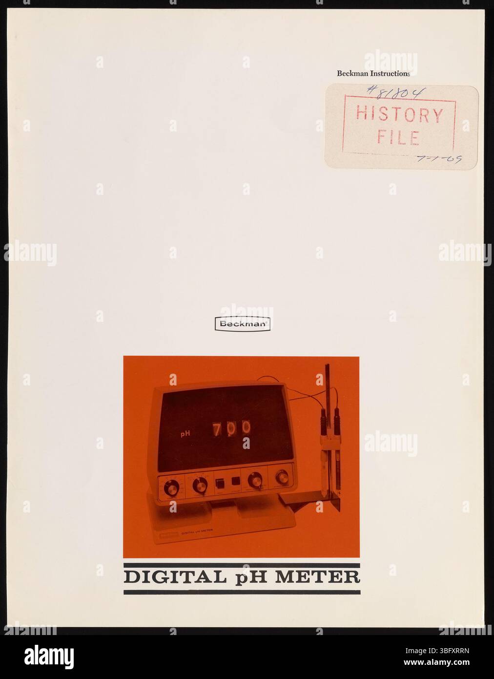 The pH meter, invented by Arnold Beckman in 1934, enabled precise ...
