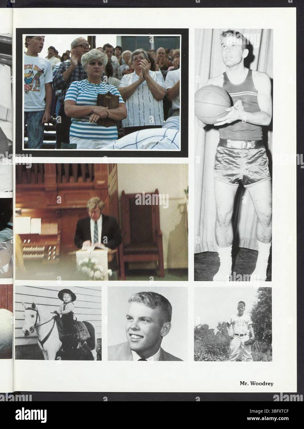 The 1989 Edgewood High School yearbook page contains images of senior ...